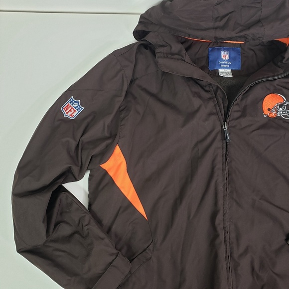 Reebok | Jackets & Coats | Reebok Nfl On Field Cleveland Browns Jacket ...